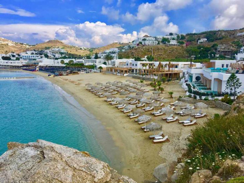 Map of Mykonos Beaches | Best Mykonos Beaches Map 2021